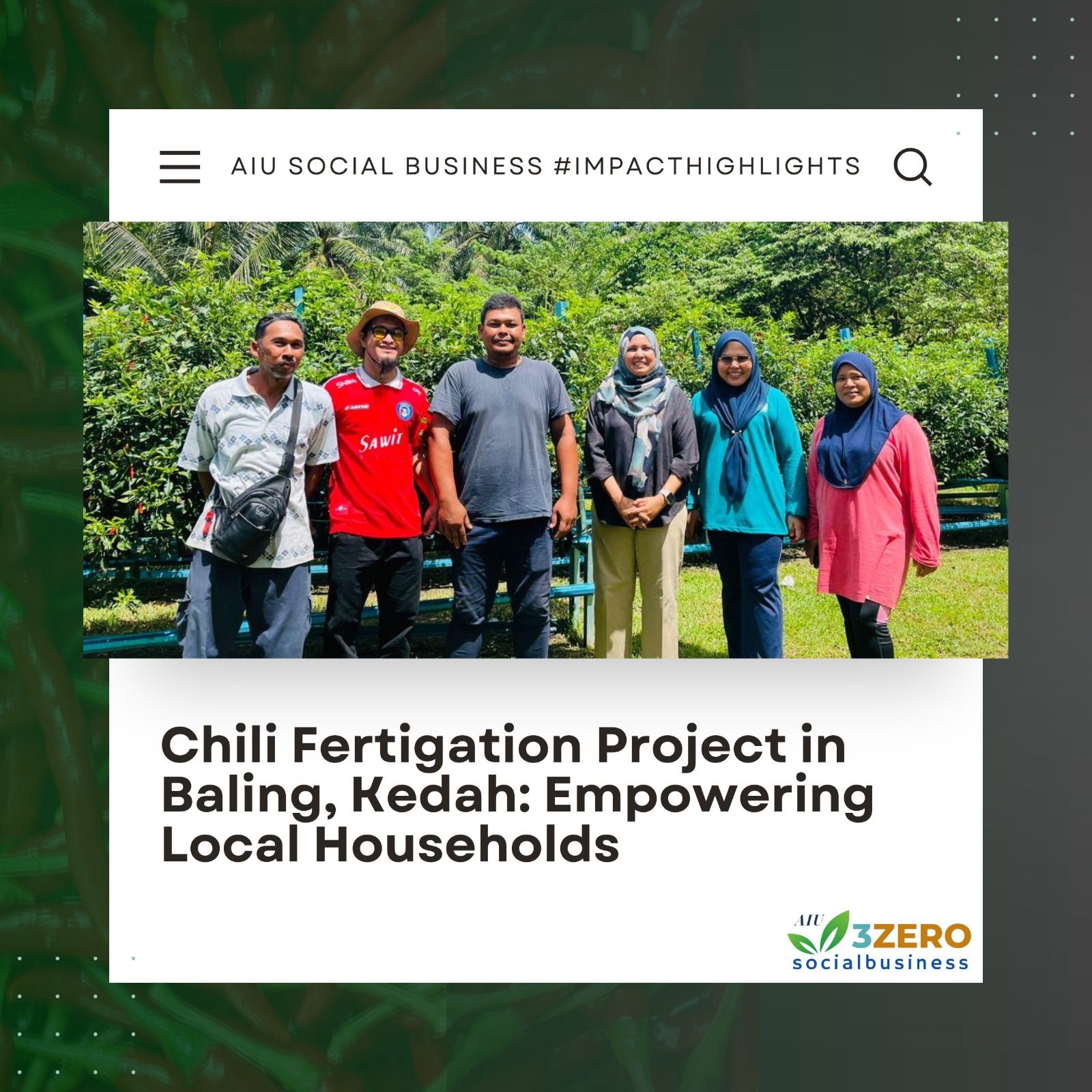 Community Engagement - 3 Zero Club